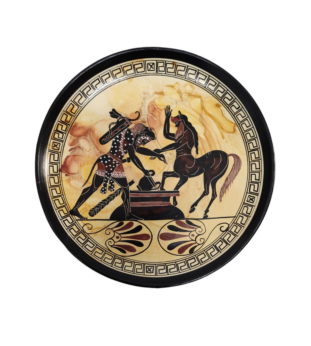 Ancient Greek Hero Hercules and Centaur Pholos, Greek Mythology ...