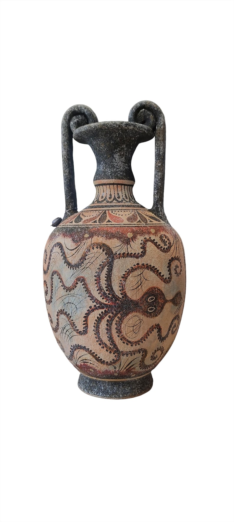 Minoan Octopus, Tavrokathapsia, Ceramic Amphora, Home Gift, Greek Art ...