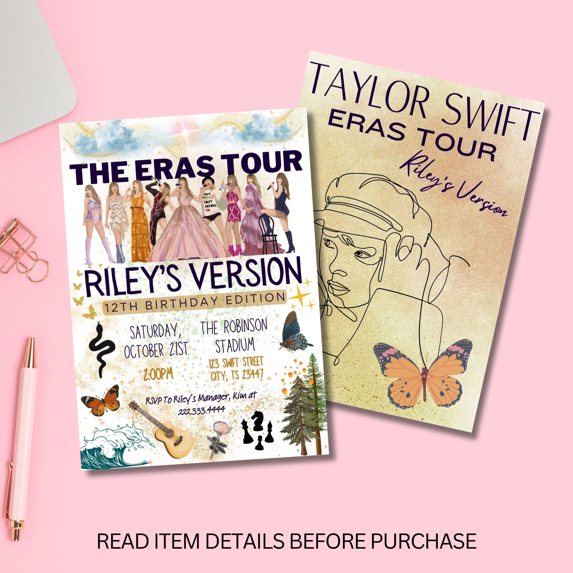 Birthday Era Invitation TEMPLATE - Etsy