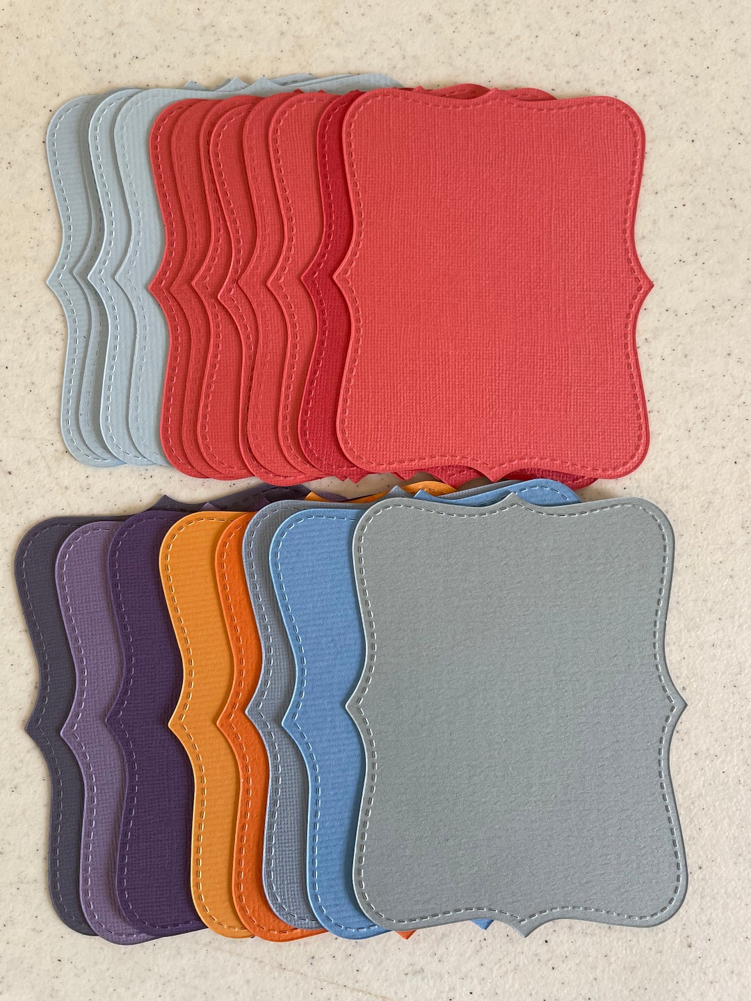 Top Note Die Cuts. 20 Stampin up Top Note Die Cut Labels. - Etsy