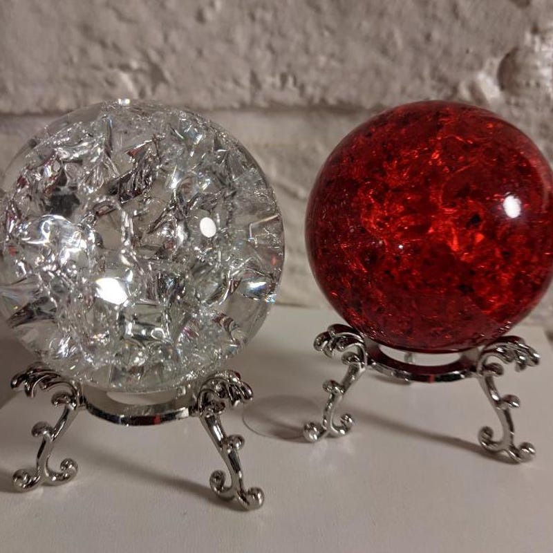 Red Metal Orbs - Etsy
