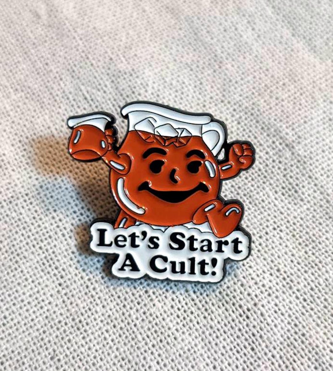 Let's Start a Cult! Kool-aid Enamel Pin - Etsy