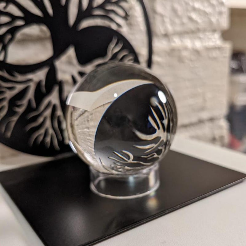 Glass Crystal Ball - Etsy