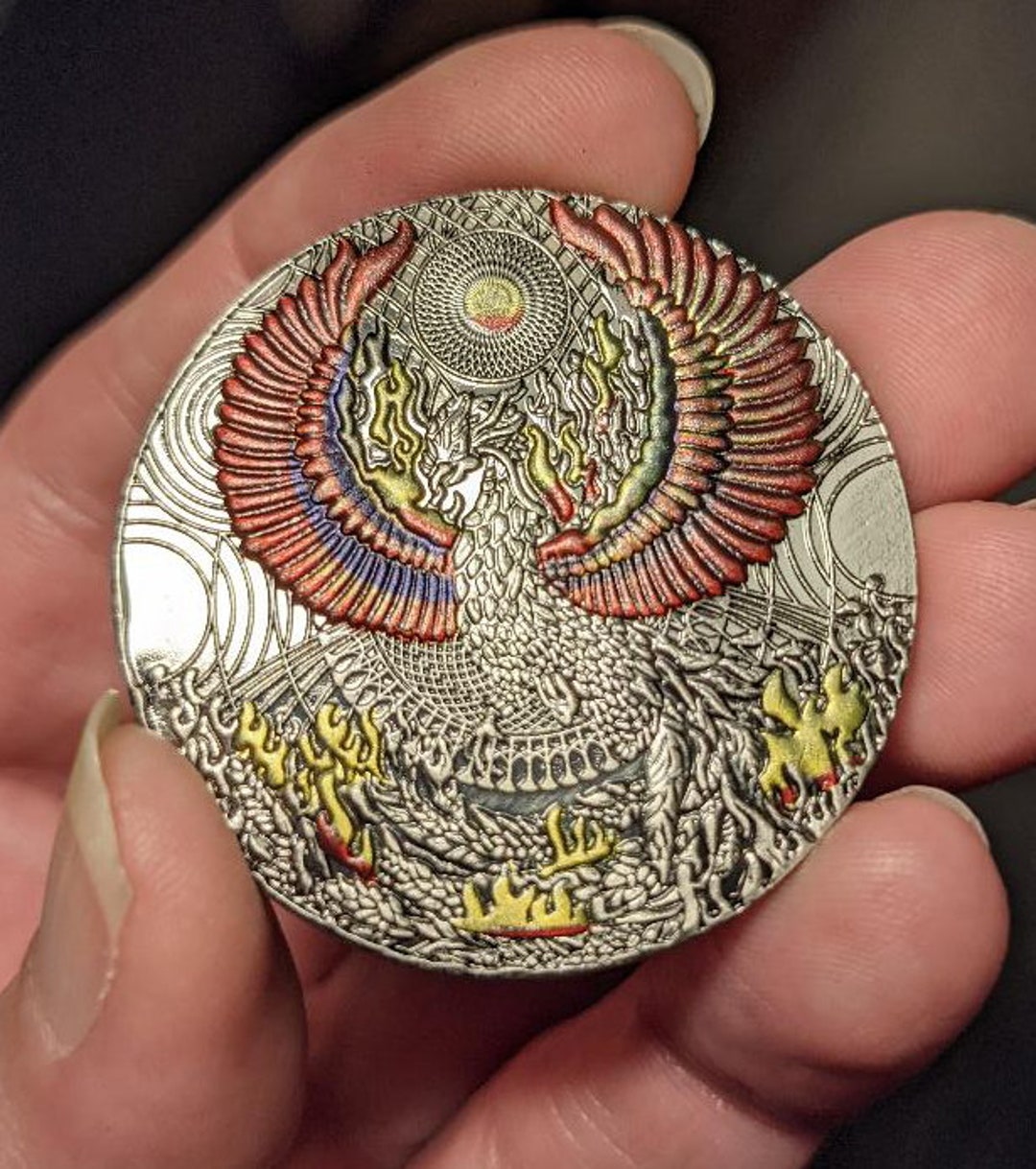 Phoenix Inspiration Challenge Coin Collector Coin (3 Colors) - Etsy