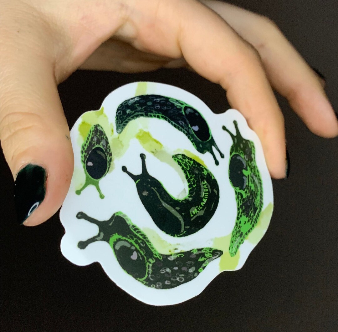 Slug Sticker. Die Cut Vinyl. Water and UV Resistant - Etsy