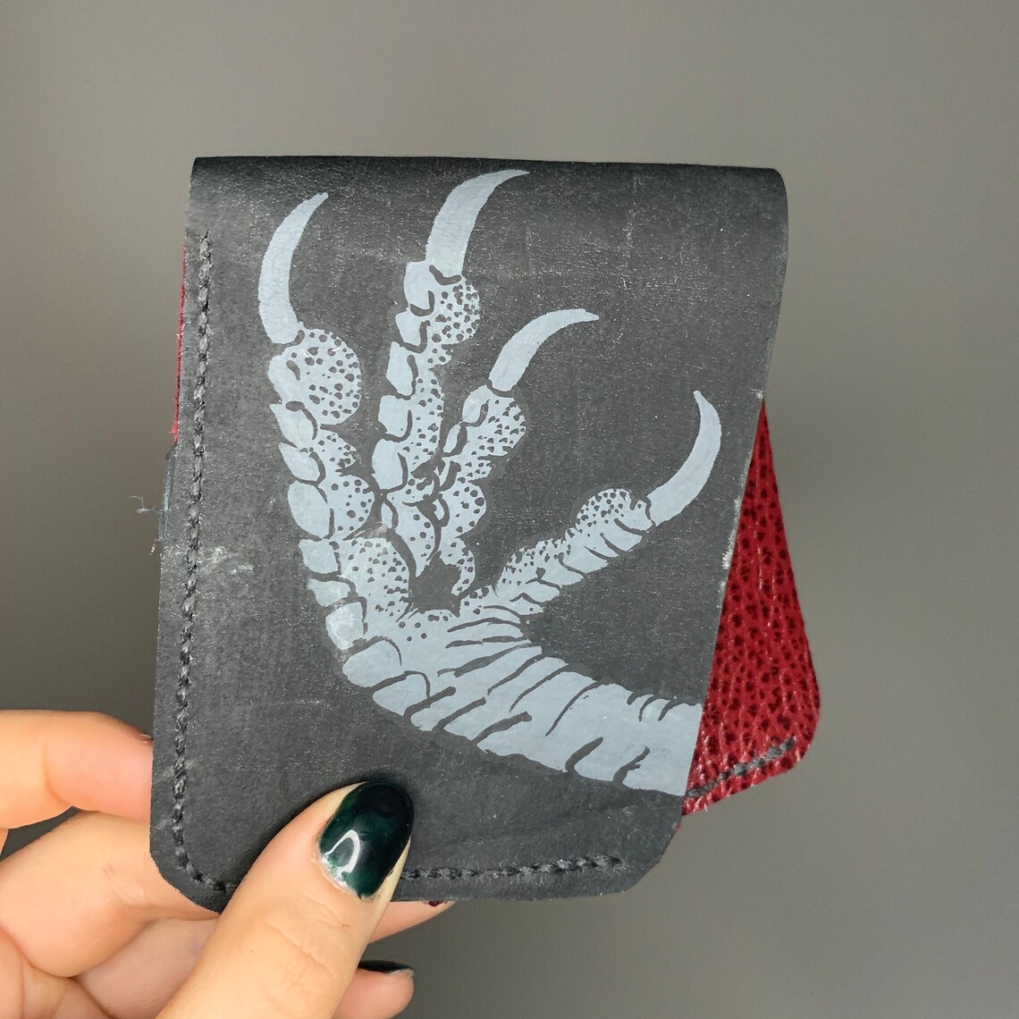 Bird Claw Bifold Wallet. Corvid Crow Raven Jackdaw. Gothic Alt Fashion ...
