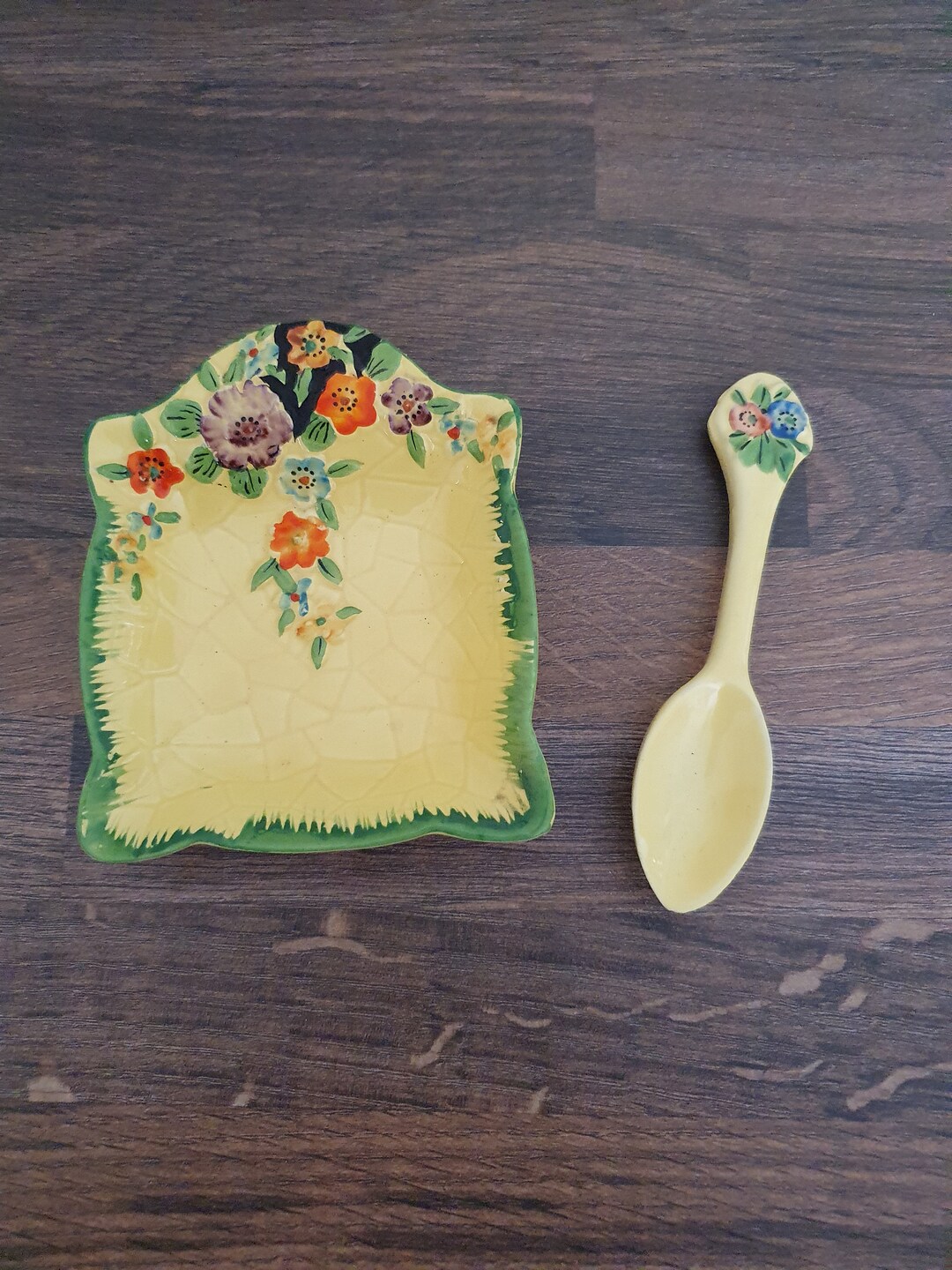 Vintage Ceramic Jam Dish and Spoon, 1950s, Japanese Export - Etsy