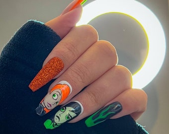 Kim Possible Nails - Etsy