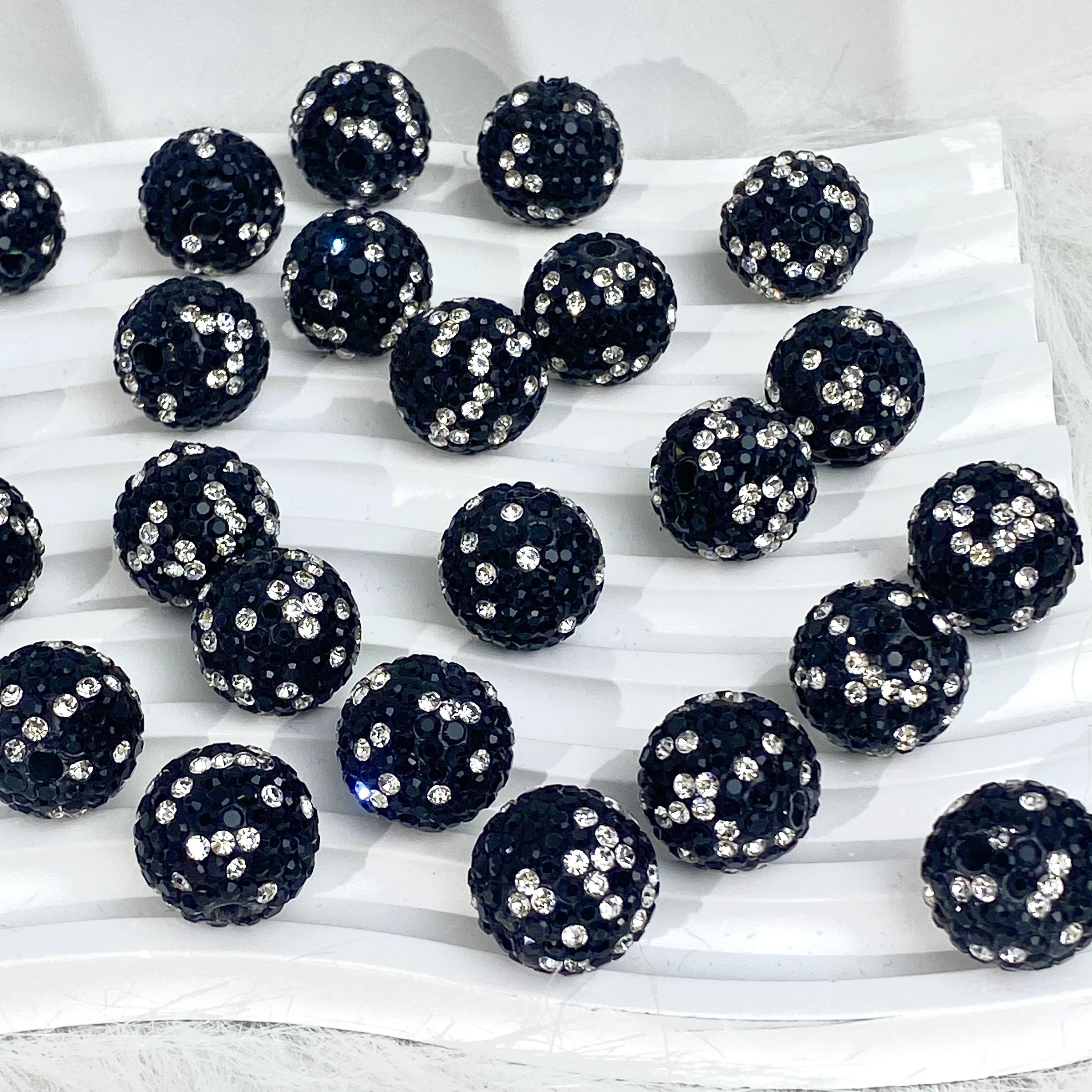 Grade A Sparkle 16mm Crysta Round Rhinestone Beads / Gumball Beads for ...