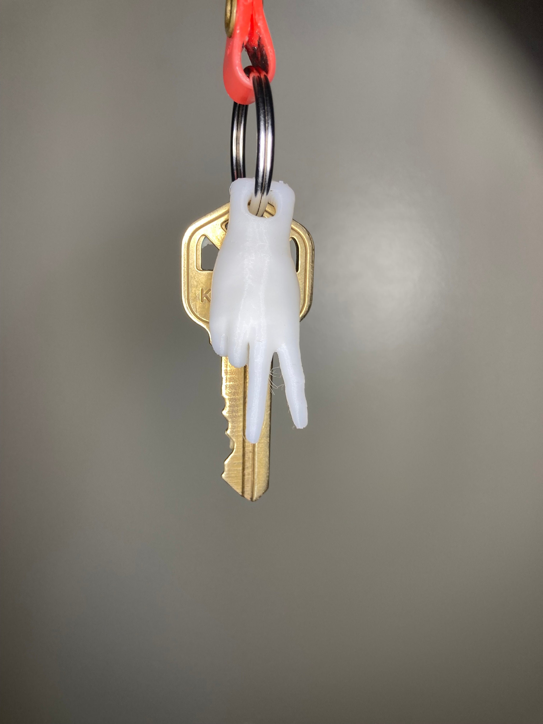 3D Printed Peace Sign Keychain - Etsy