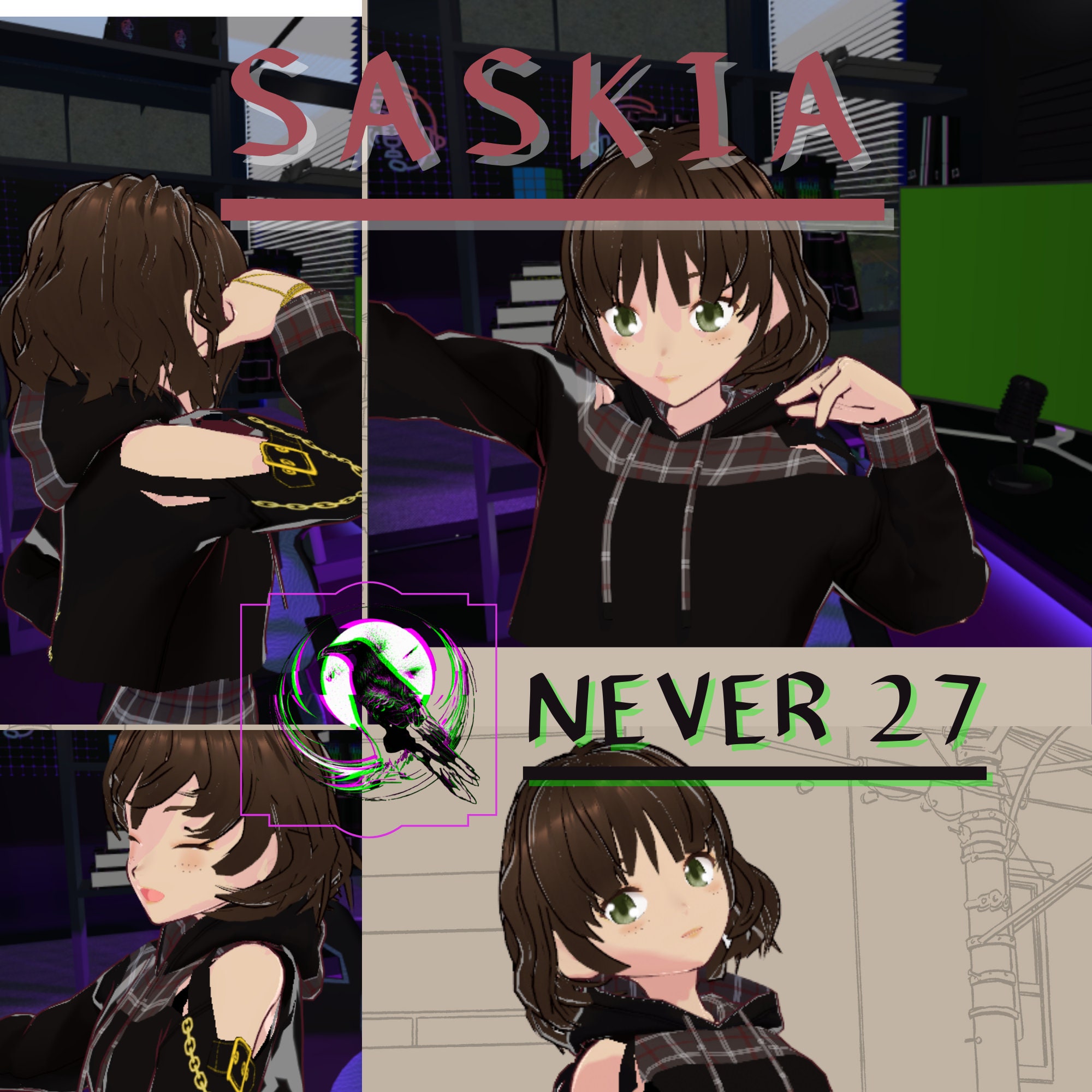 Modelo original 3D vrm personalizado SASKIA. - Etsy México