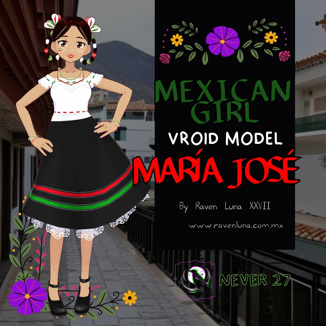 Original Custom 3D Vrm Model =-= MARIA JOSE 2023 =-= - Etsy