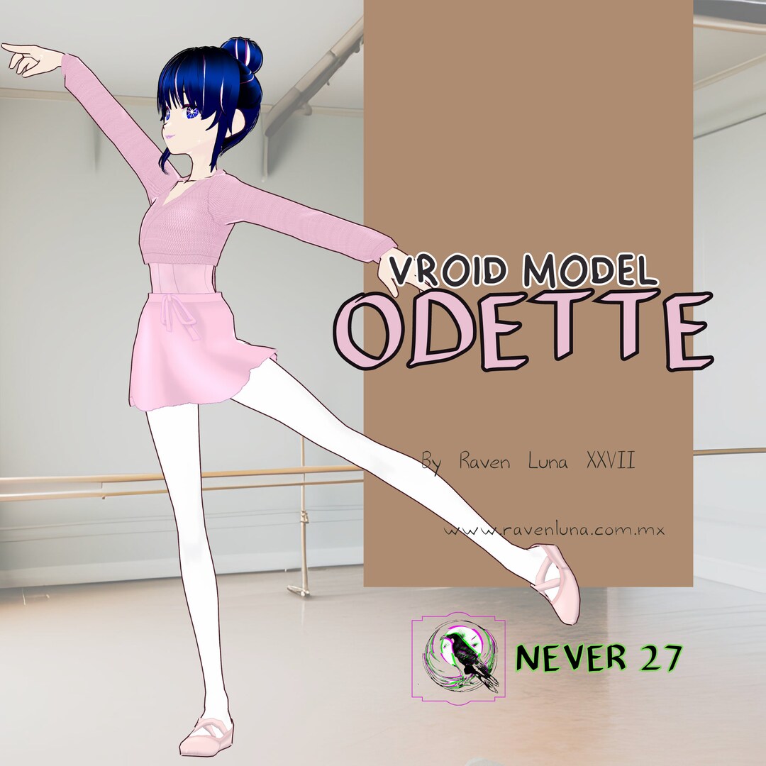 Original Custom 3D Vrm Model ODETTE - Etsy