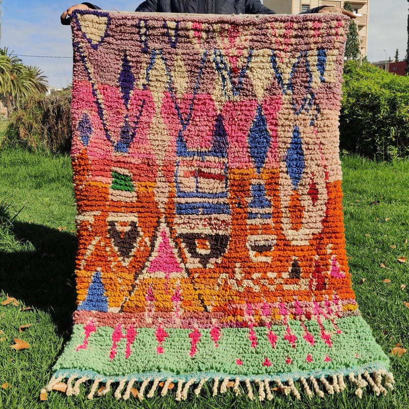 Orange Girl Rug - Etsy