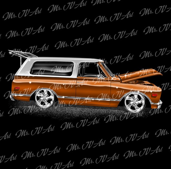 Chevrolet Blazer Custom Car Art - Etsy