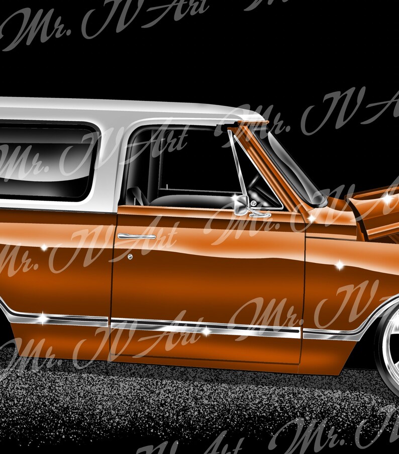 Chevrolet Blazer Custom Car Art - Etsy