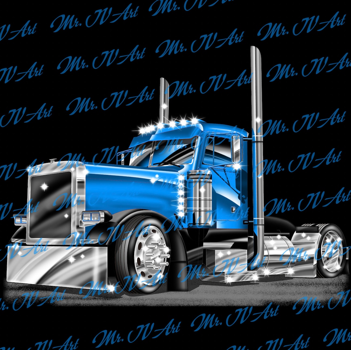 Slammed Peterbilt Side Art - Etsy
