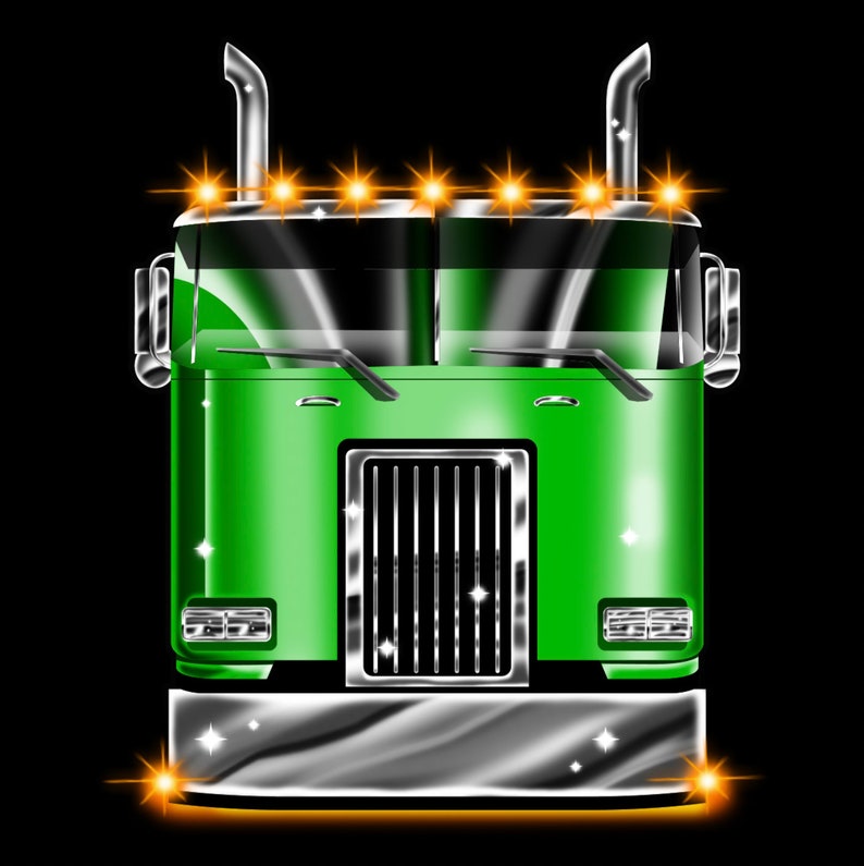 Slammed Cabover Art - Etsy