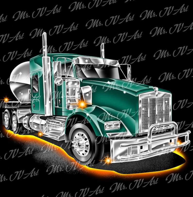 Kenworth Truck Art - Etsy