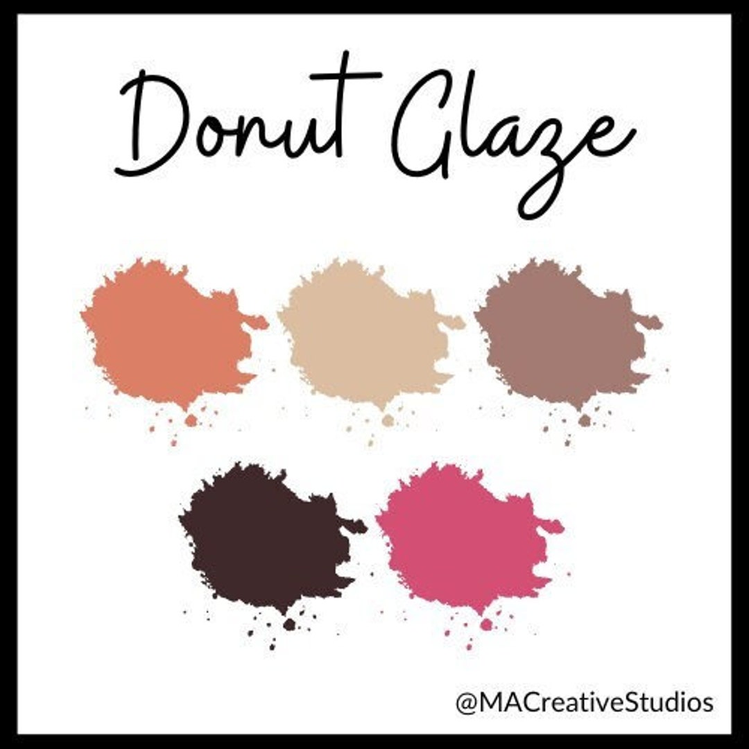 Pink & Brown Color Palette | Baby Shower Color | PDF Download - Etsy