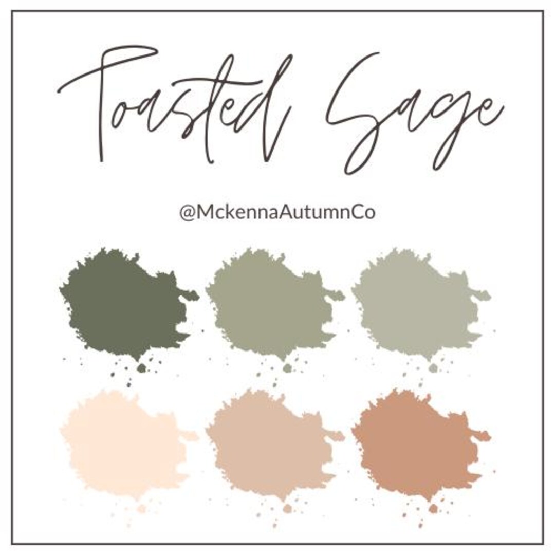 Sage Color Palette | Wedding Colors | PDF Download - Etsy