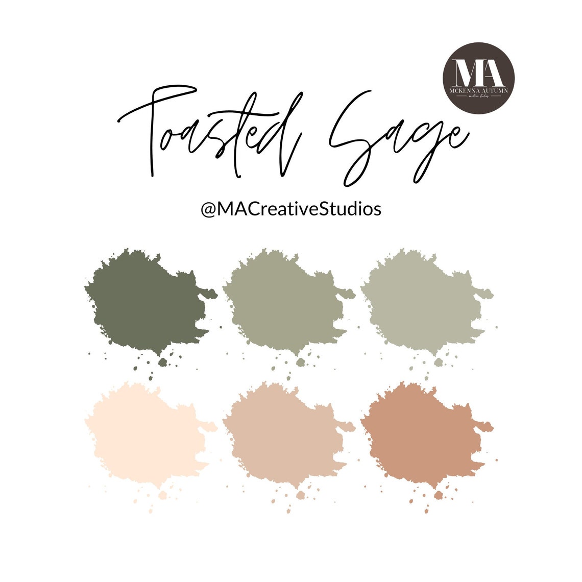 Sage Color Palette | Wedding Colors | PDF Download - Etsy