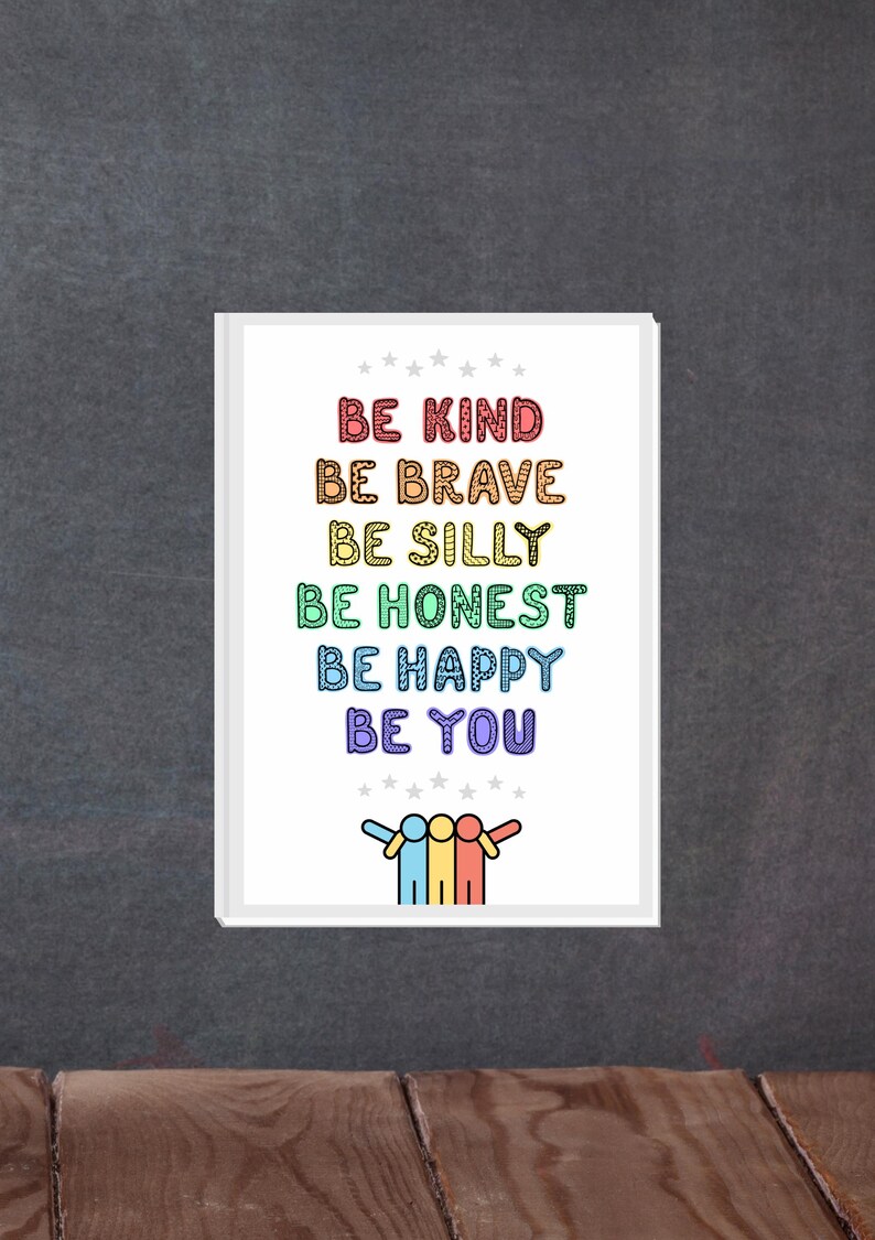 Be Kind Classroom/bedroom Sign - Etsy