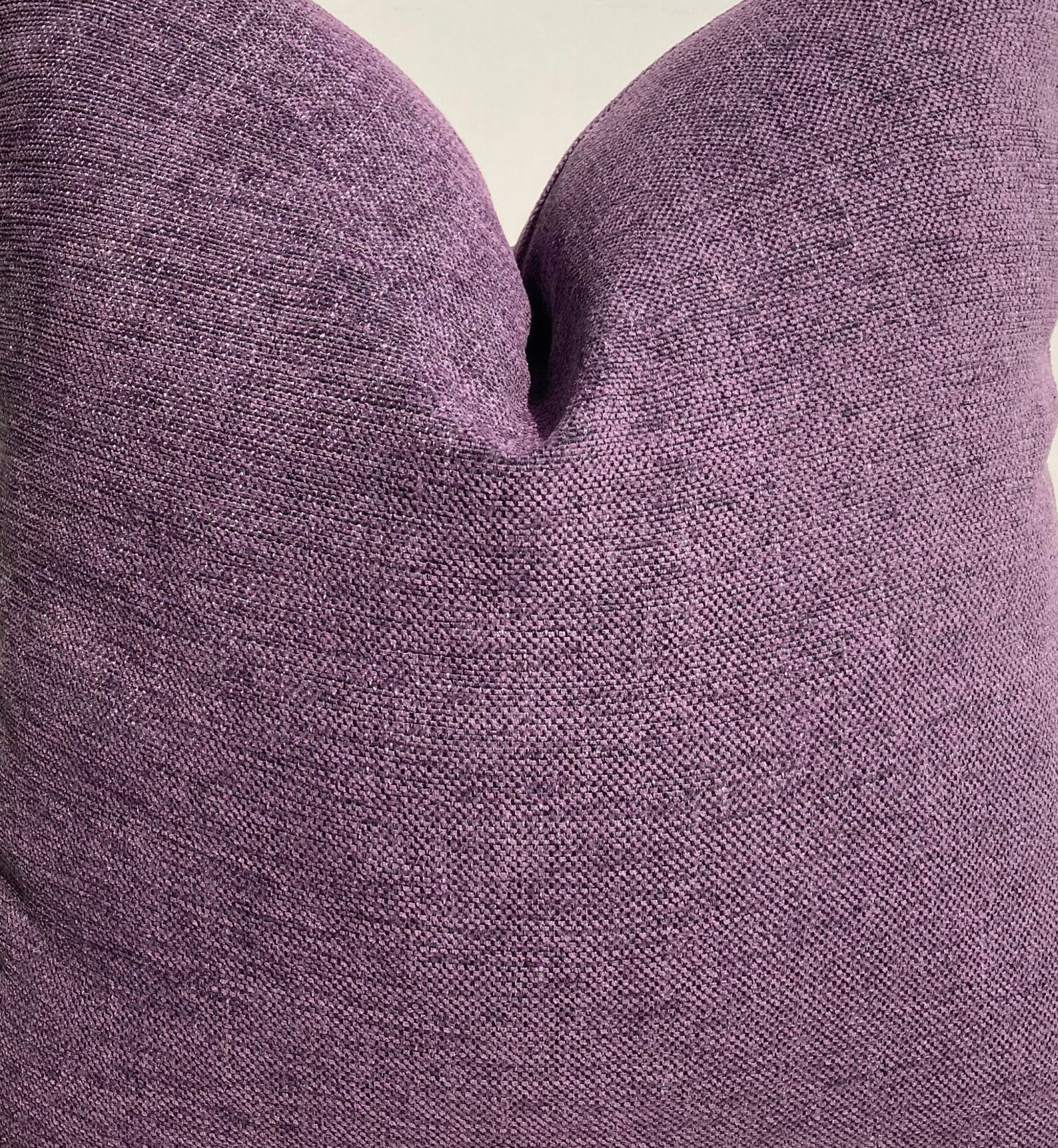 Lavender Purple Linen Pillow, Cotton Linen Soft Fabric, Linen Throw ...