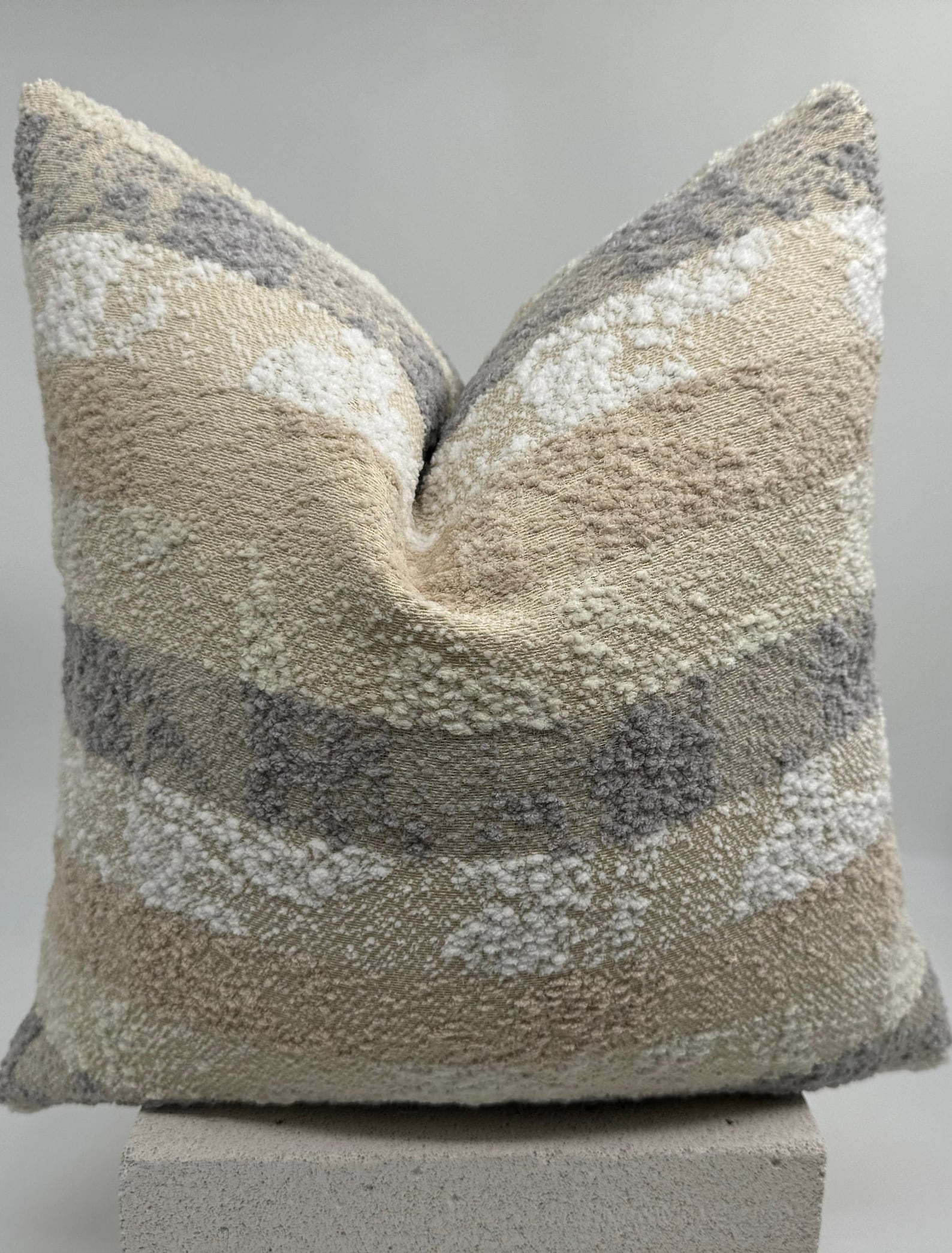 Colorful Luxury Boucle Cover,beige Wool Cushion Cover,boho Boucle ...