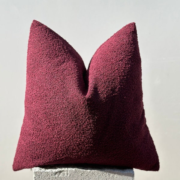 Maroon Pillows - Etsy