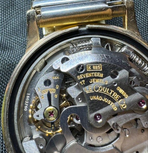 Rare!! LeCoultre Memovox Alarm K825 Bumper Vintage Wa… - Gem