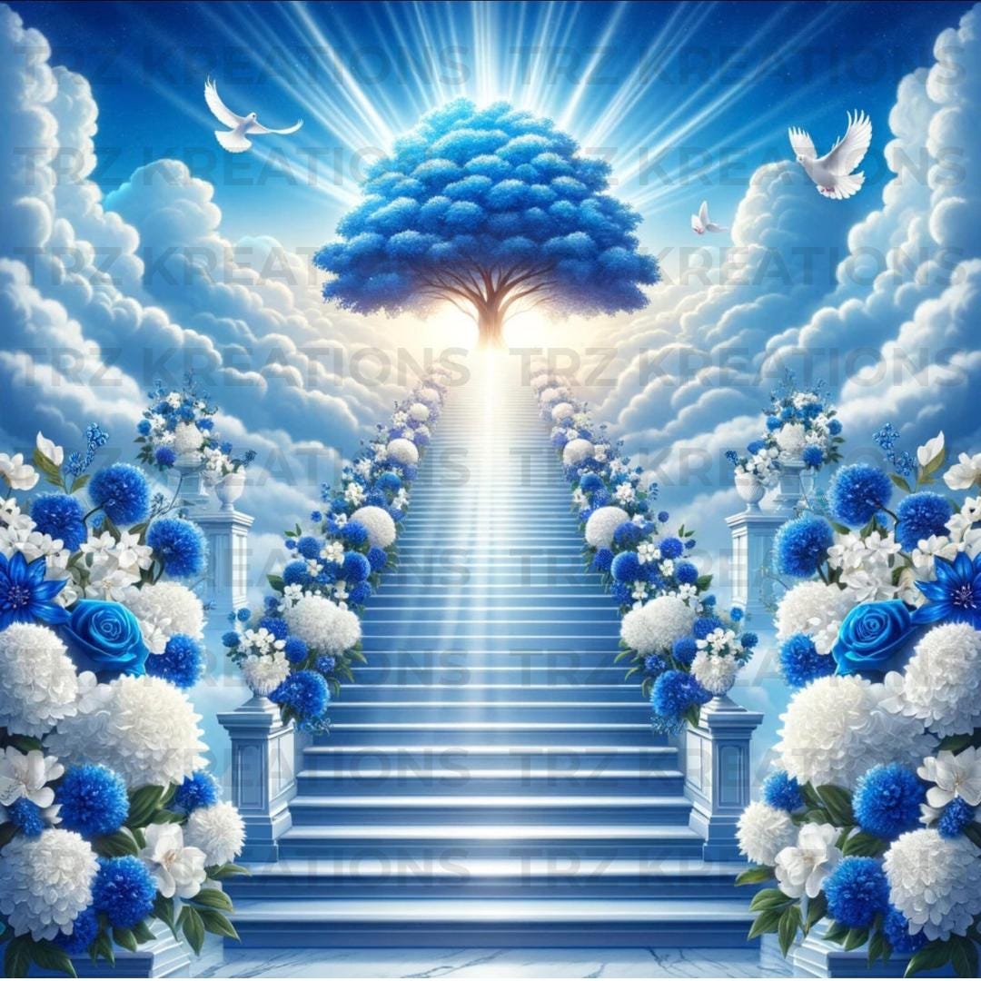 Memorial Background PNG | Digital Download for Obituary, Memorial ...