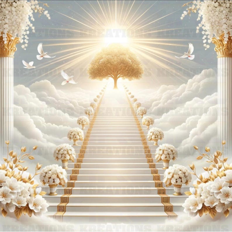 Memorial Background | Digital Download | Memorial Design | Bereavement ...