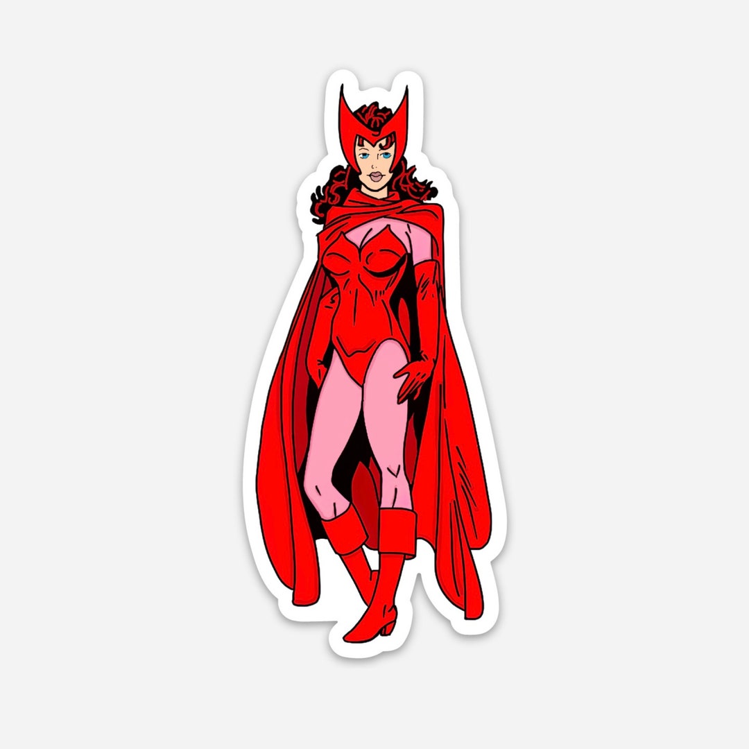 Scarlet Witch Sticker - Etsy