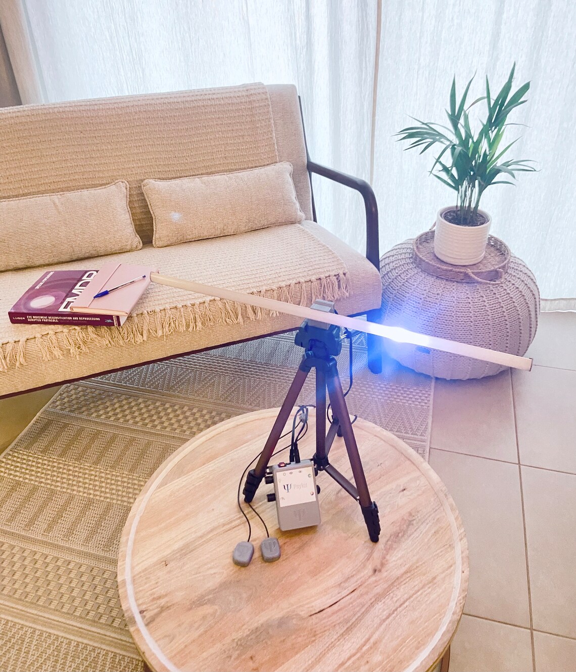 EMDR Light Bar Buzzers / Bilateral Stimulation BLS / Adjustable ...