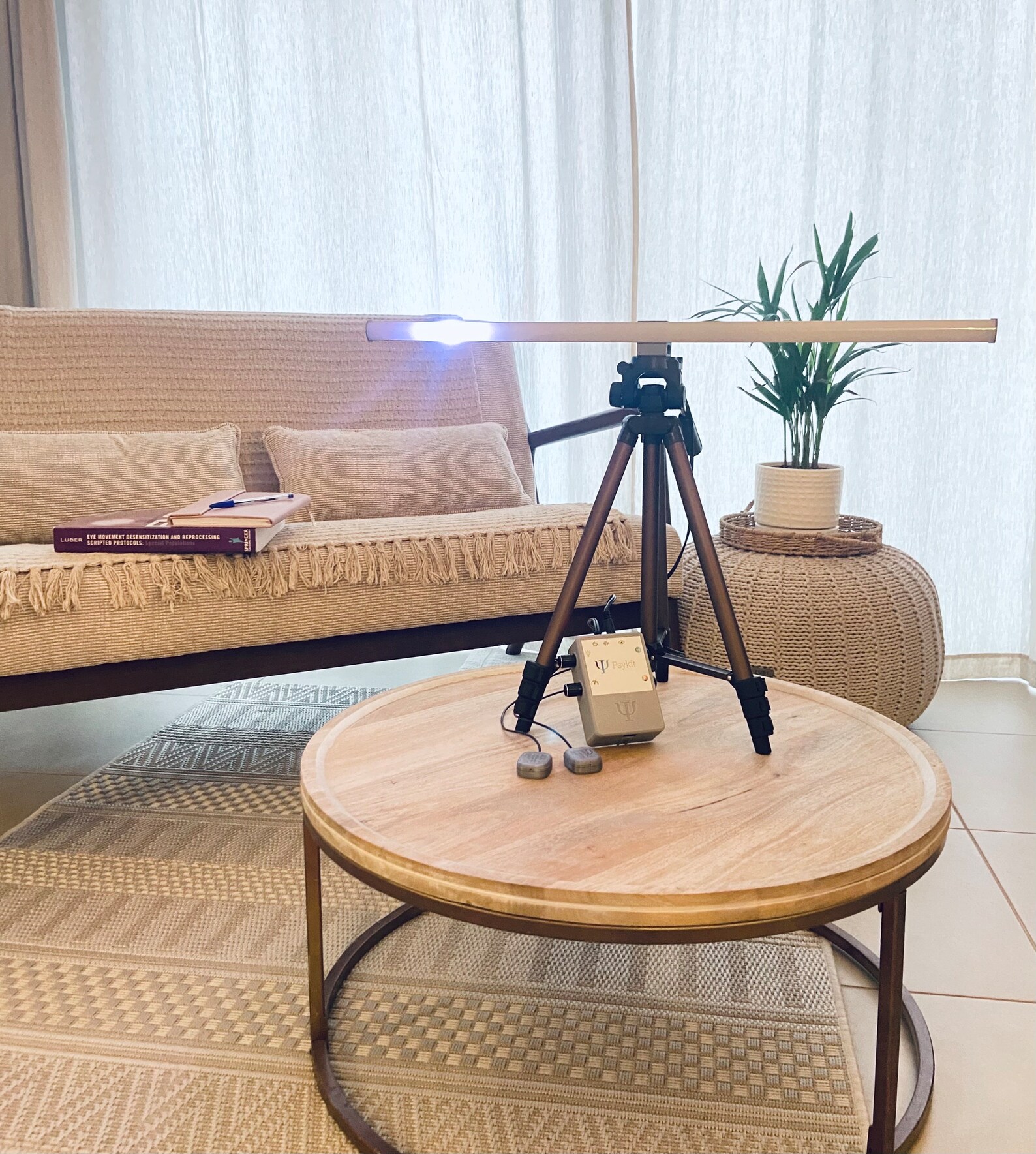 EMDR Light Bar Buzzers / Bilateral Stimulation BLS / Adjustable ...