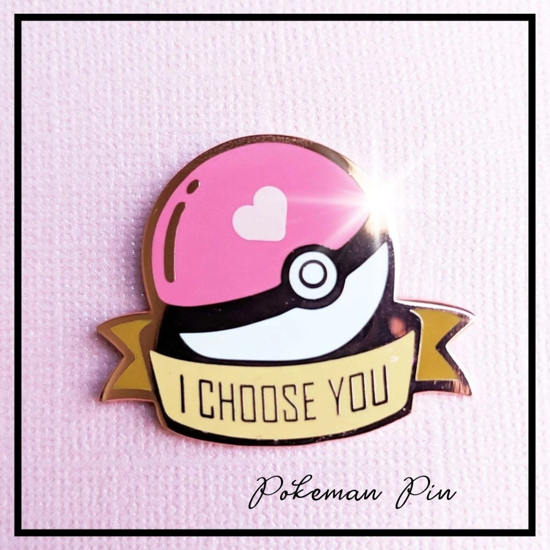 Pokeman Valentine's Day Pin - Etsy