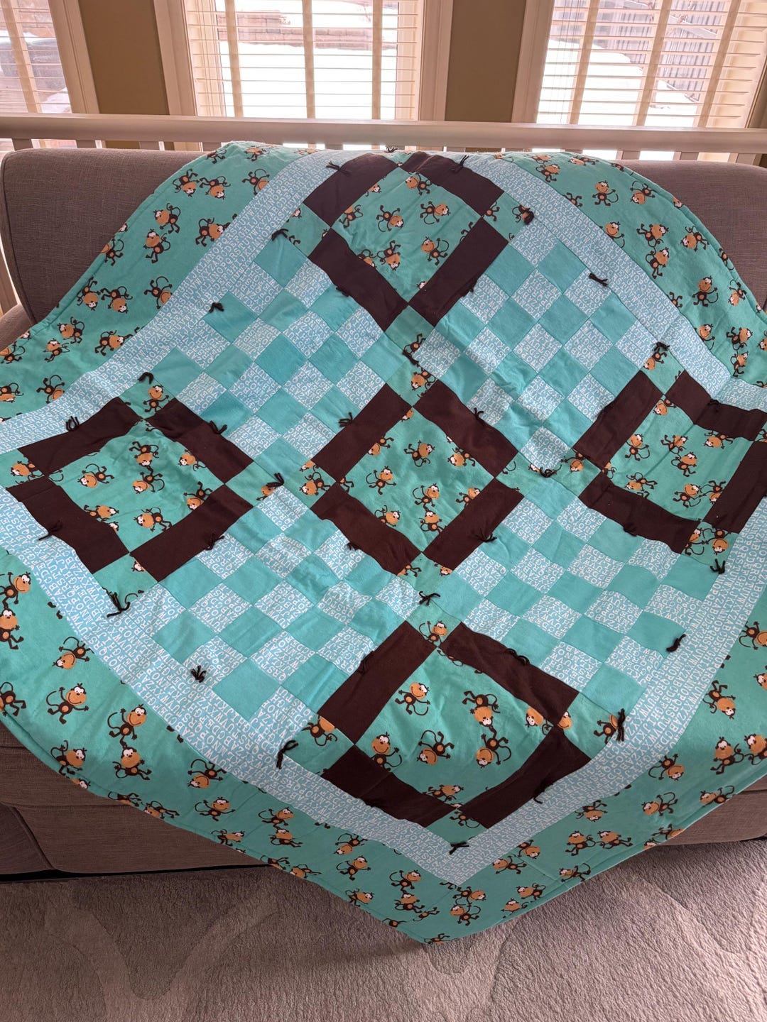 Flannel Monkey Quilts - Etsy