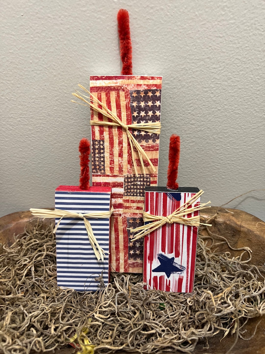 Wood Firecrackers - Etsy