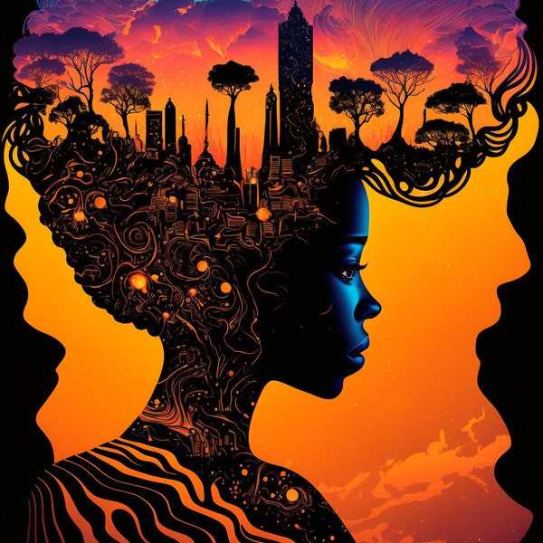 Afrocentric Art - Etsy