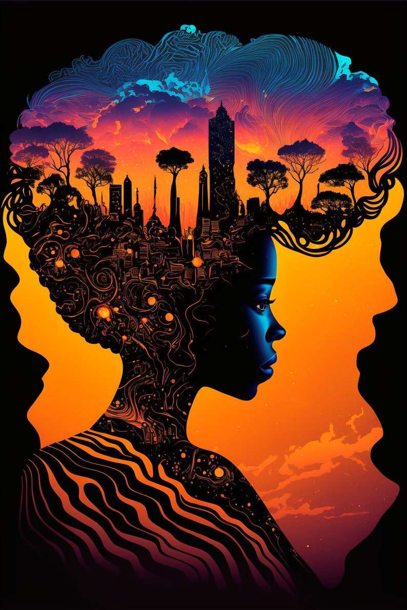 Afrofuturism, Afrocentric, Africans American, Afrocentric Art, African ...