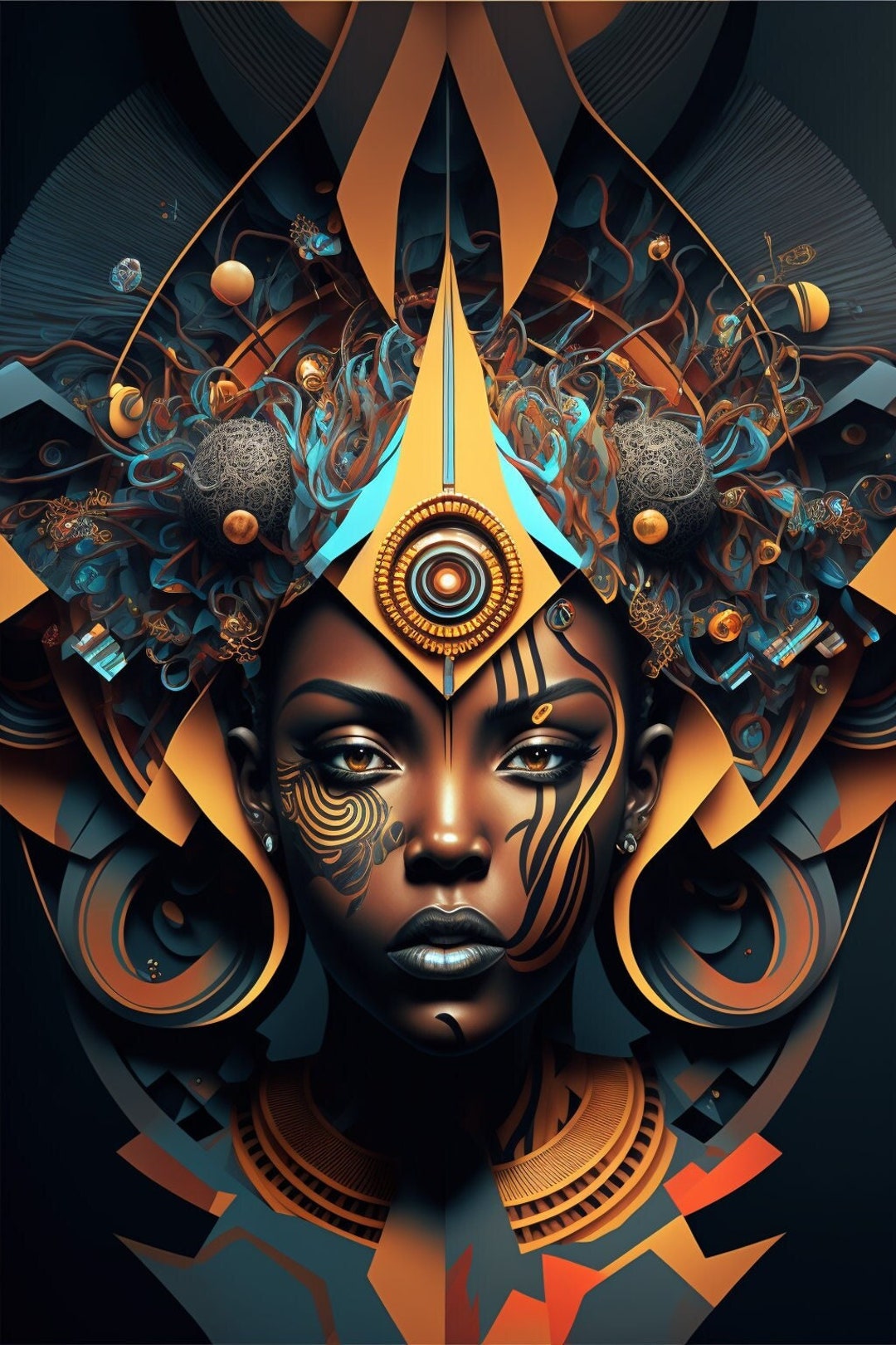 Afrofuturism, Afrocentric, Africans American, Afrocentric Art, African ...