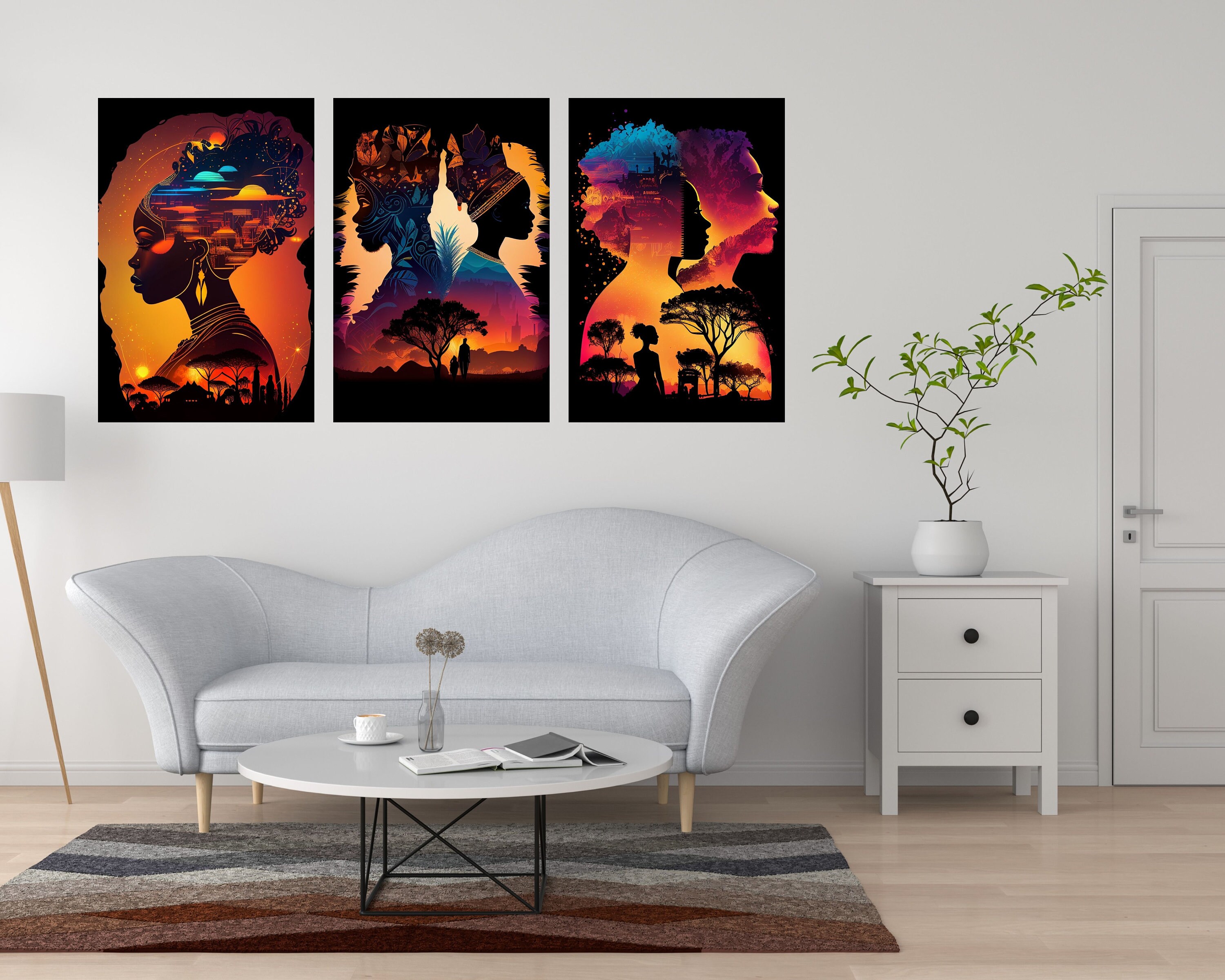 Afrofuturism Afrocentric Africans American Afrocentric Art - Etsy