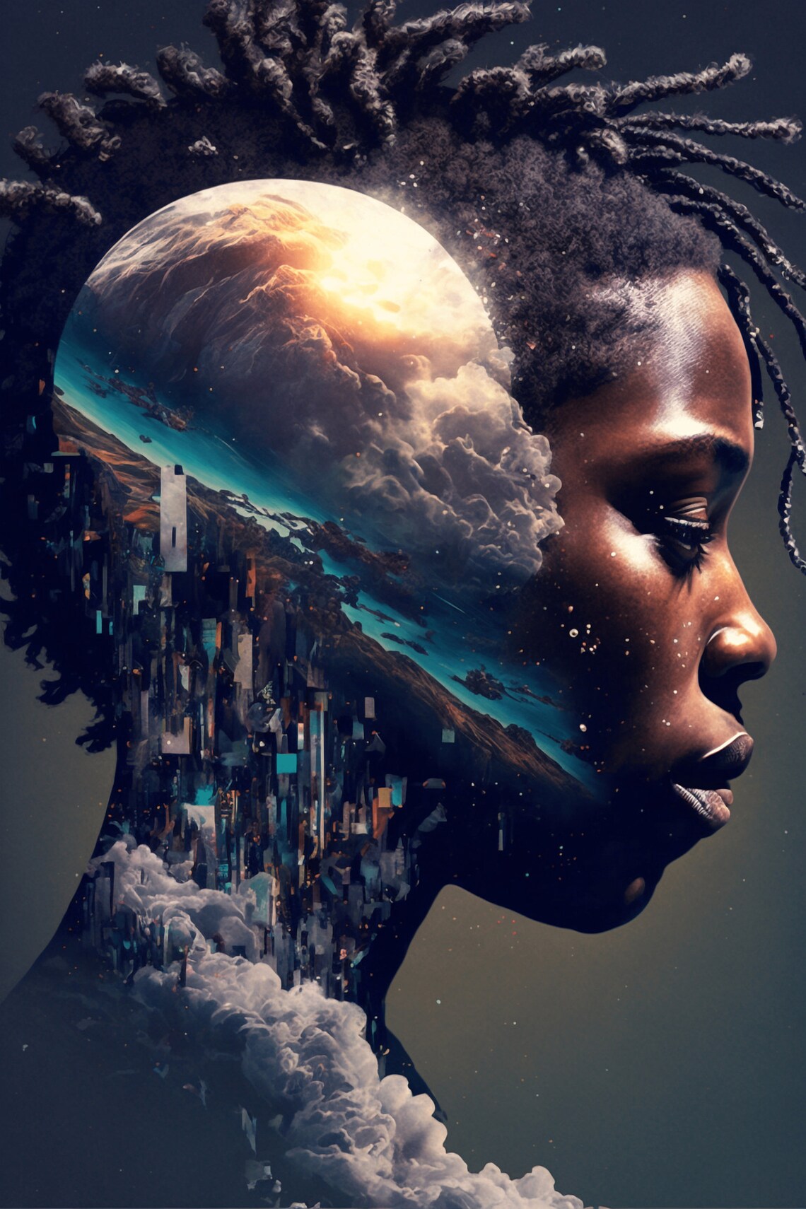 Afrofuturism, Afrocentric, Africans American, Afrocentric Art, INSTANT ...