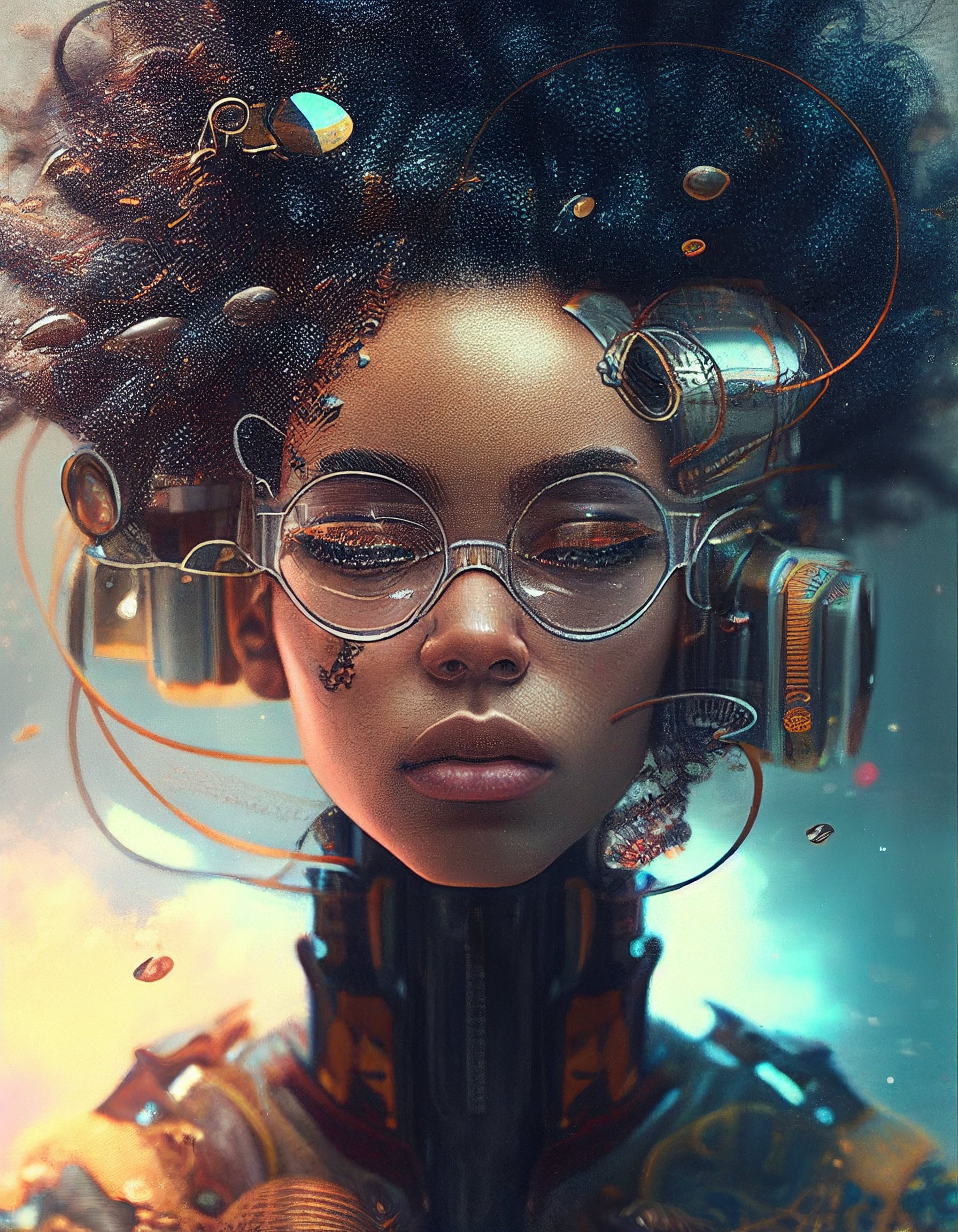 Afrofuturism, Afrocentric, African American, PRINTABLE ART, Afrocentric ...