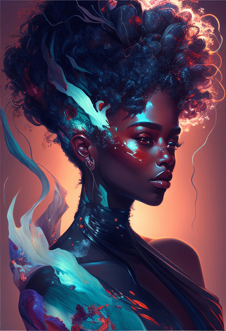 Afrofuturism, Afrocentric, Africans American, Afrocentric Art, African ...
