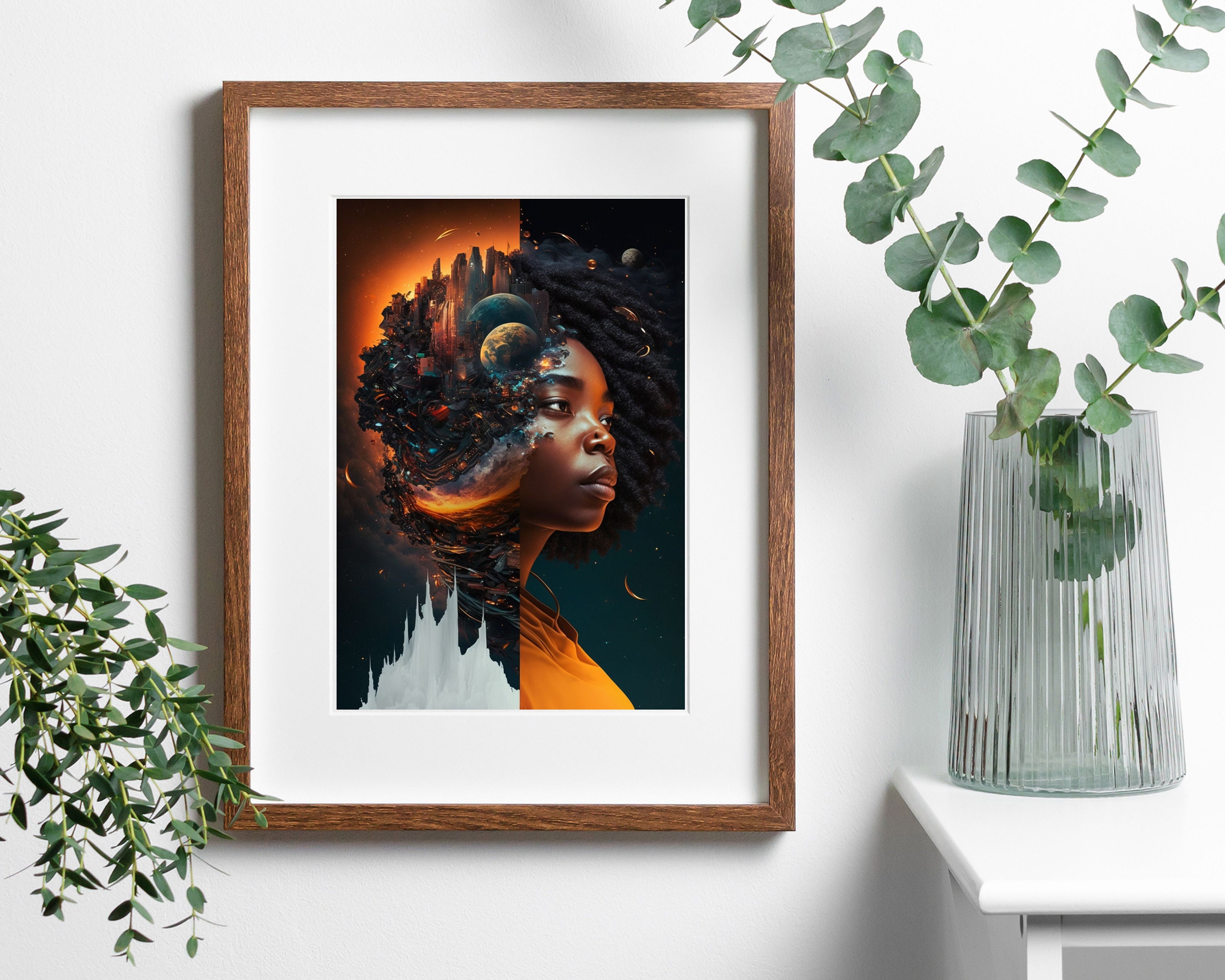 20 Art Prints, Afrofuturism, Afrocentric, African American, Afrocentric ...