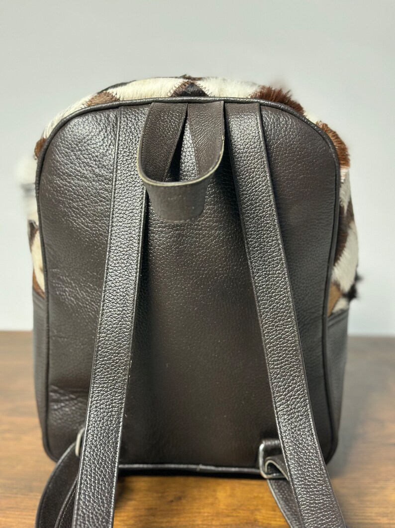 Cowhide Leather Backpack Purse: Western Style, Customizable - Etsy