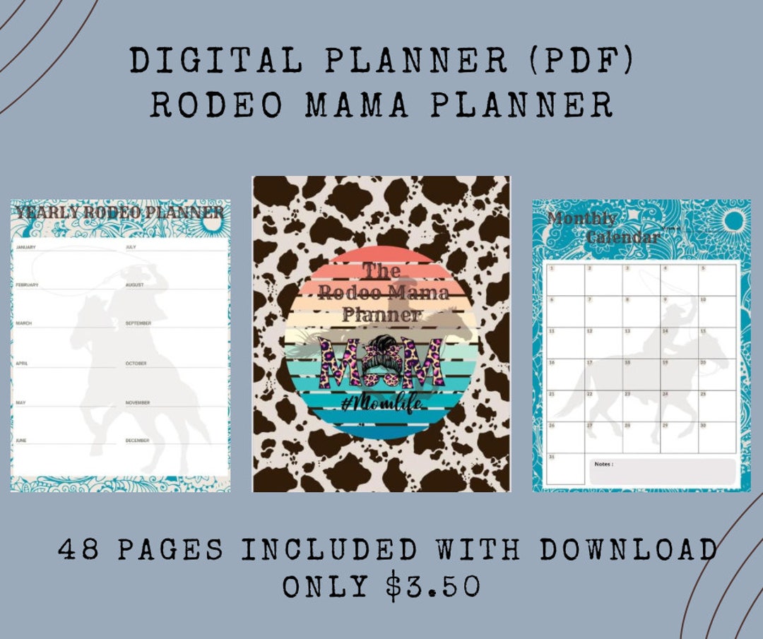 The Rodeo Mama Planner - Etsy