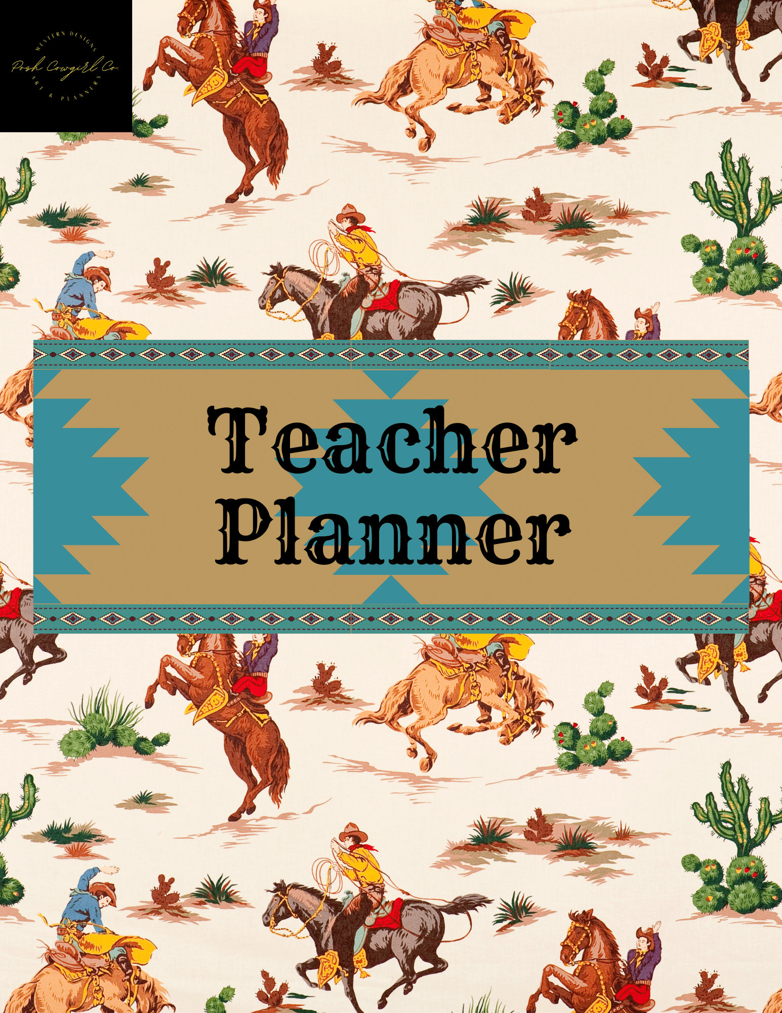 2024 Western Inspo Teacher Planner - Etsy